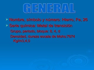 EL HIERRO | PPT