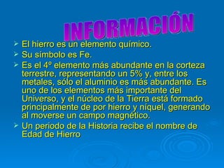 EL HIERRO | PPT