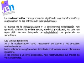 El Impacto De La Modernidad En Las Familias | PPT