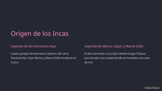 El-Imperio-Incaico resumen para escuela... | PPTX