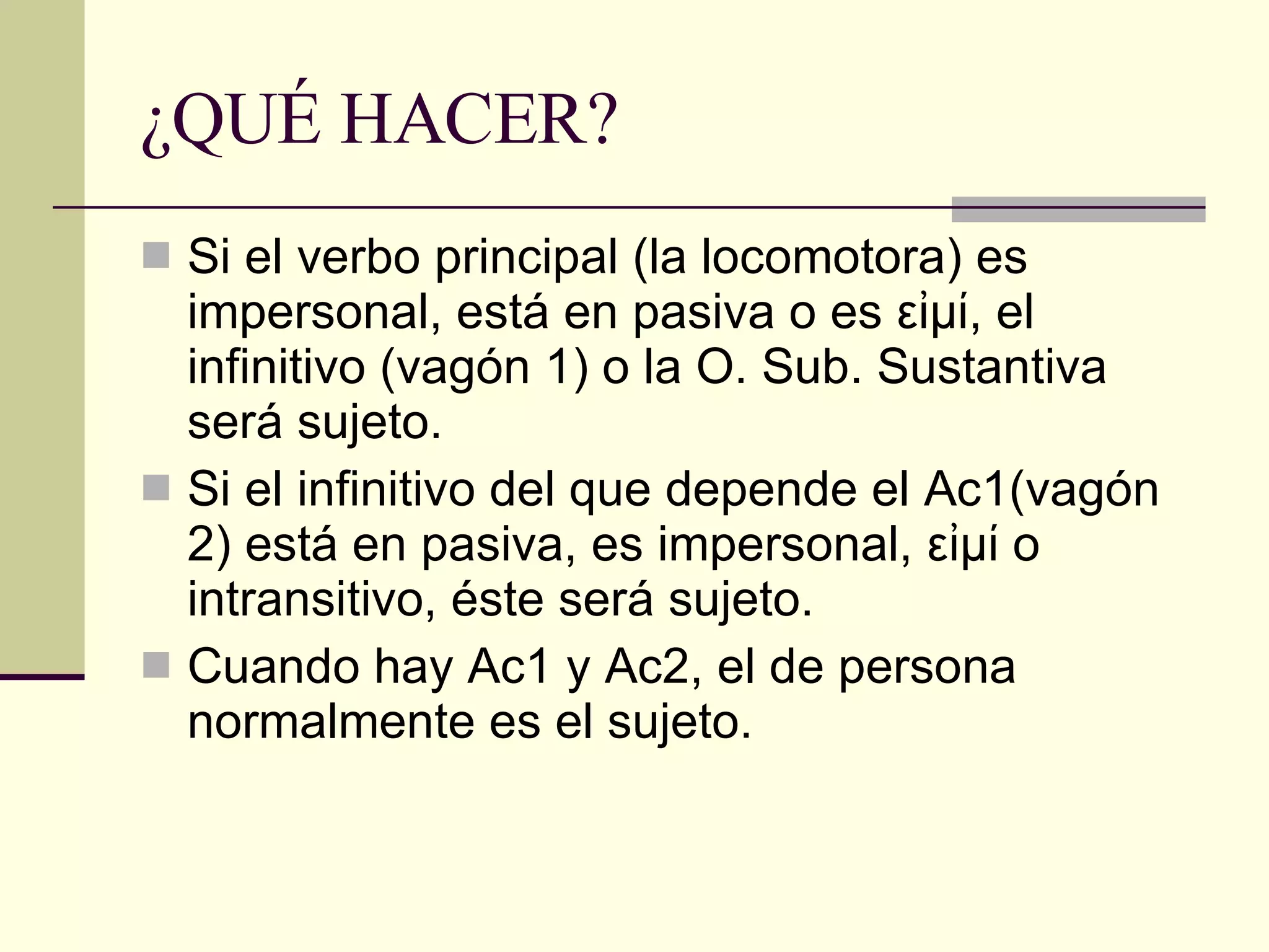 El Infinitivo Griego | PPT