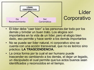 El Líder Natural y Corporativo | PPT
