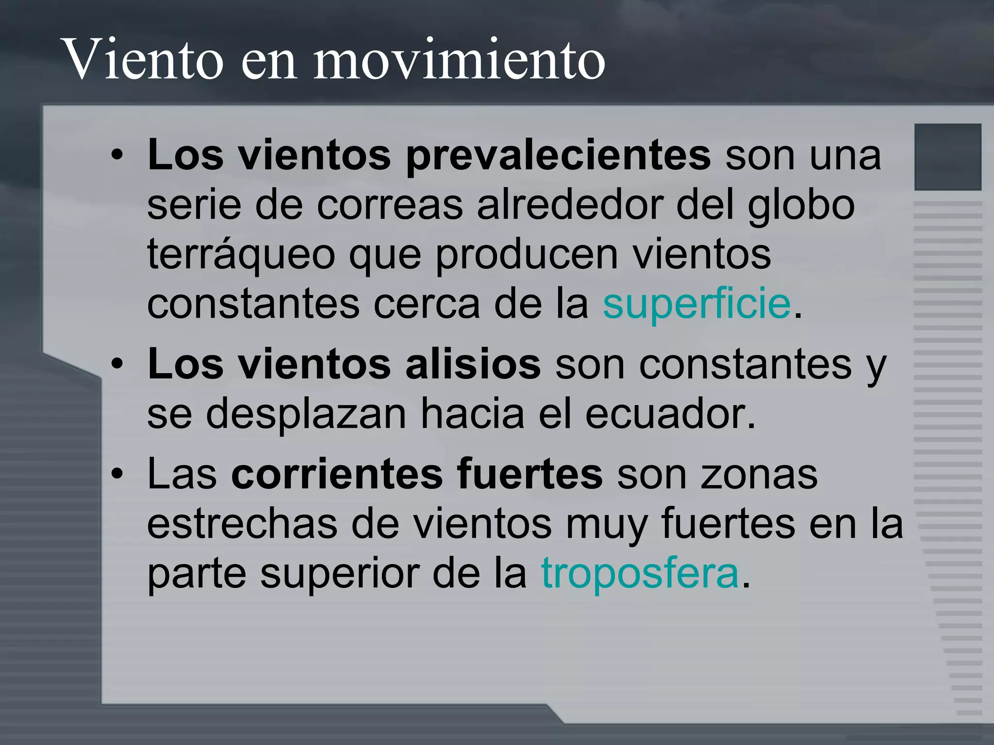 El Movimiento del Aire | PPT