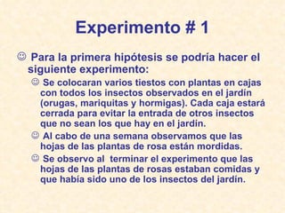 El metodo cientïfico | PPT