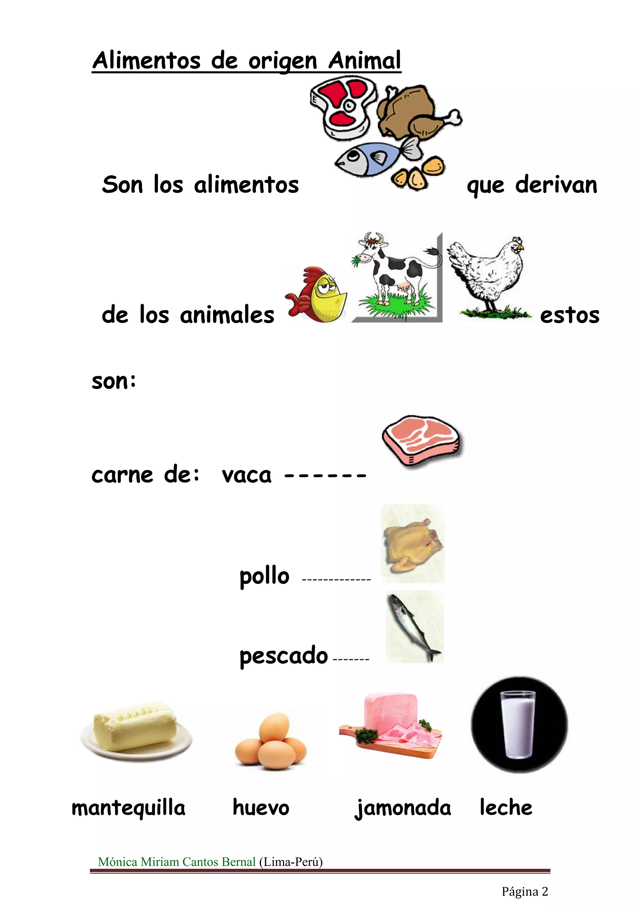 El origen-de-los-alimentos | PDF