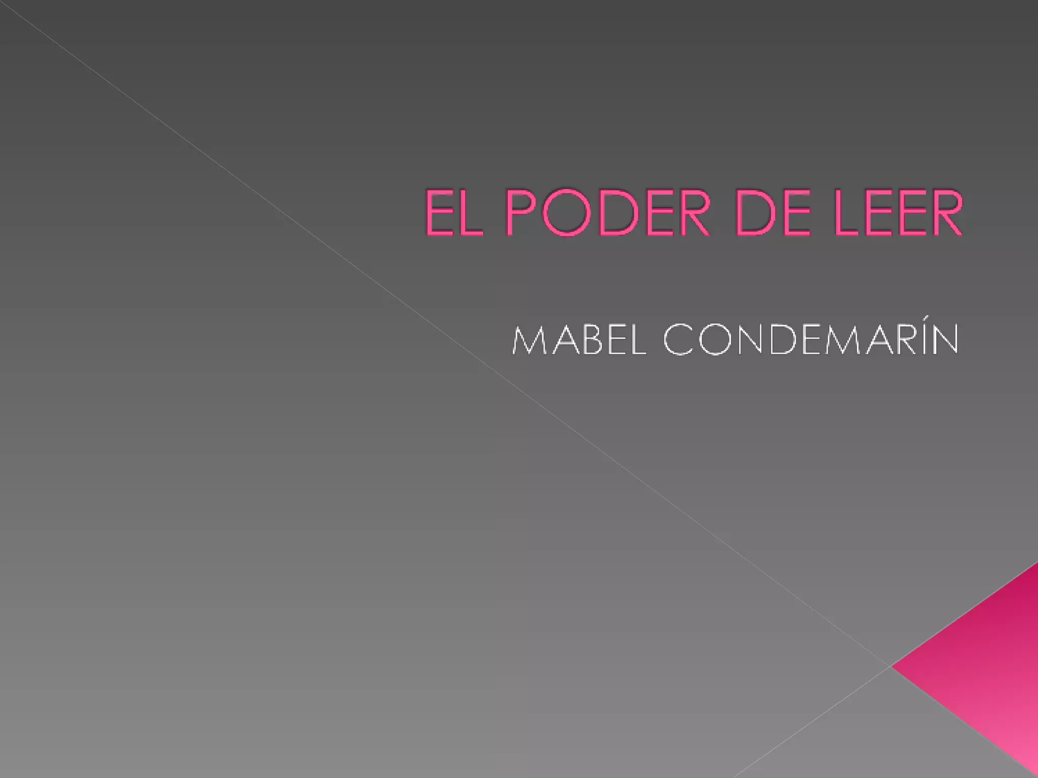 El Poder De Leer | PPT
