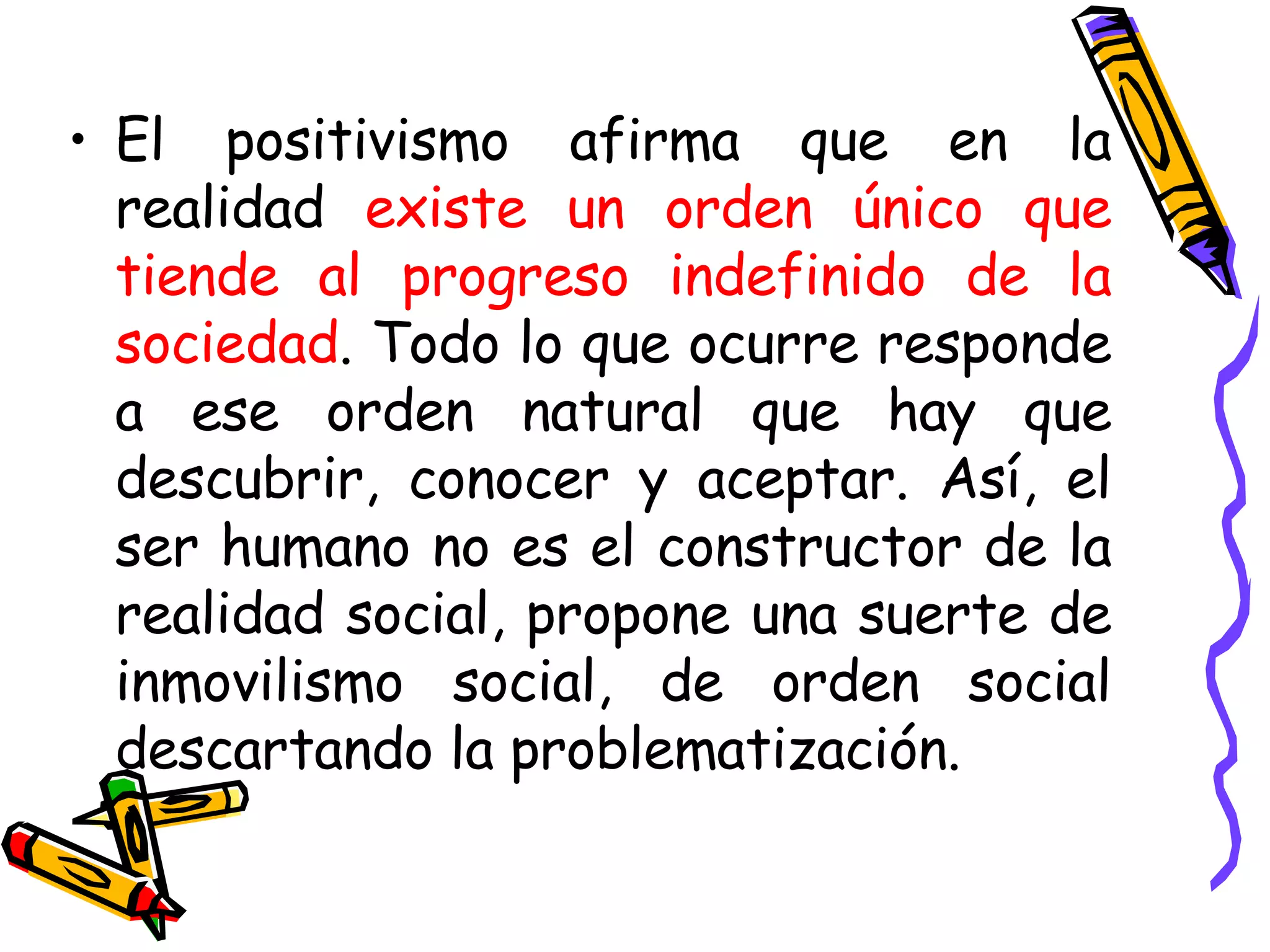 El Positivismo y las Ciencias Sociales | PPT