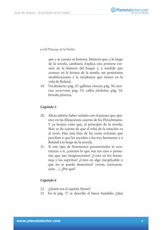 El príncipe-de-la-niebla-guía | PDF