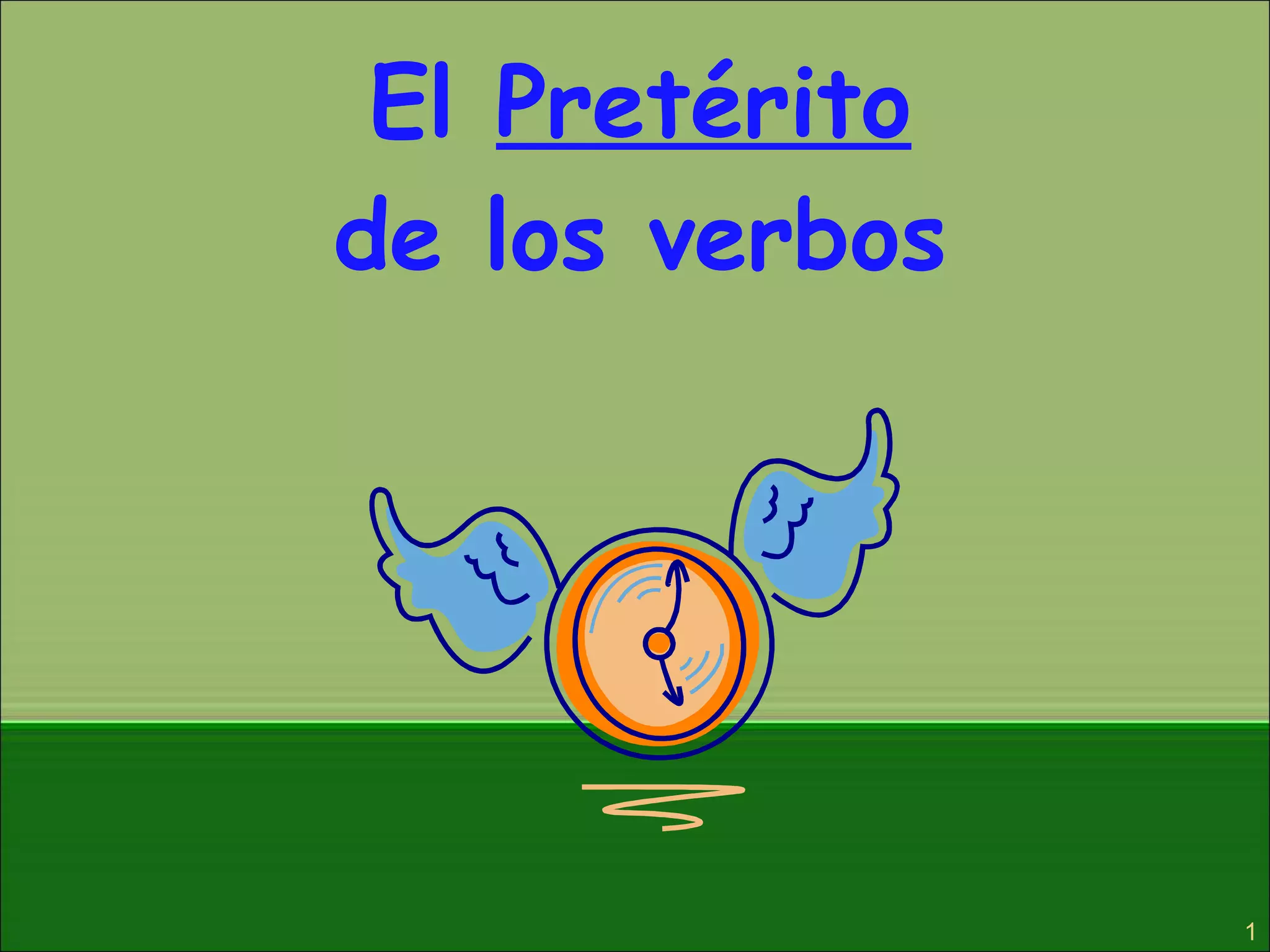 El Pretérito In Spanish | PPT