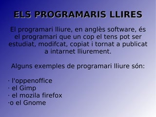 El Programari Lliure | ODP