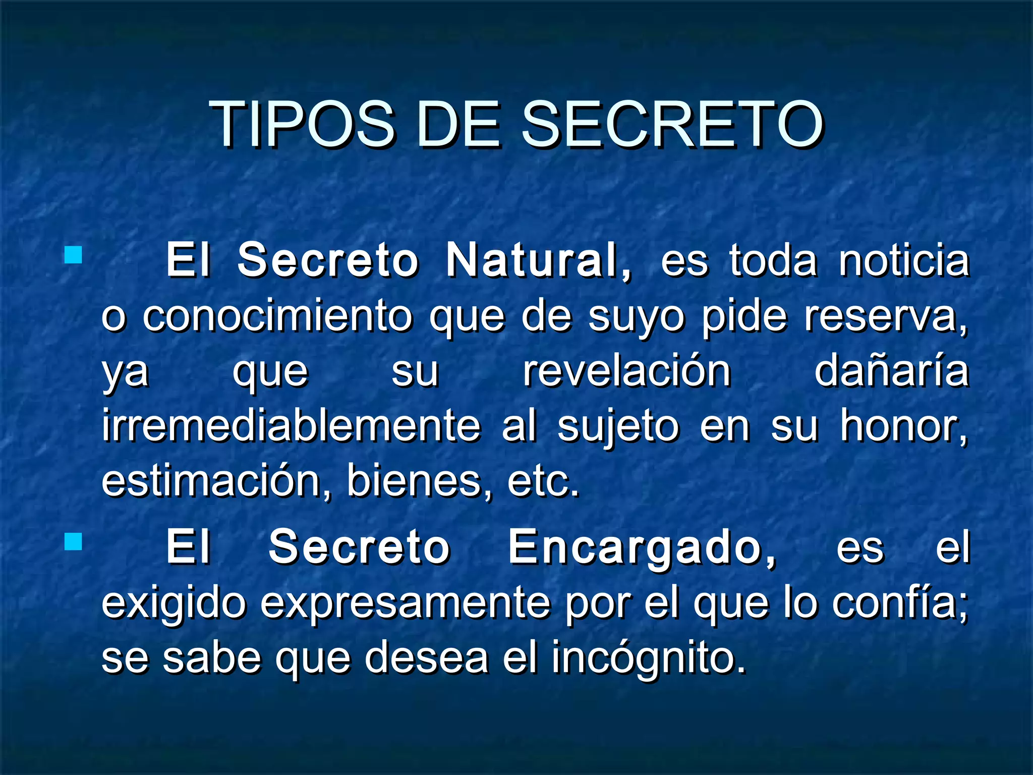 El secreto-profesional | PPT
