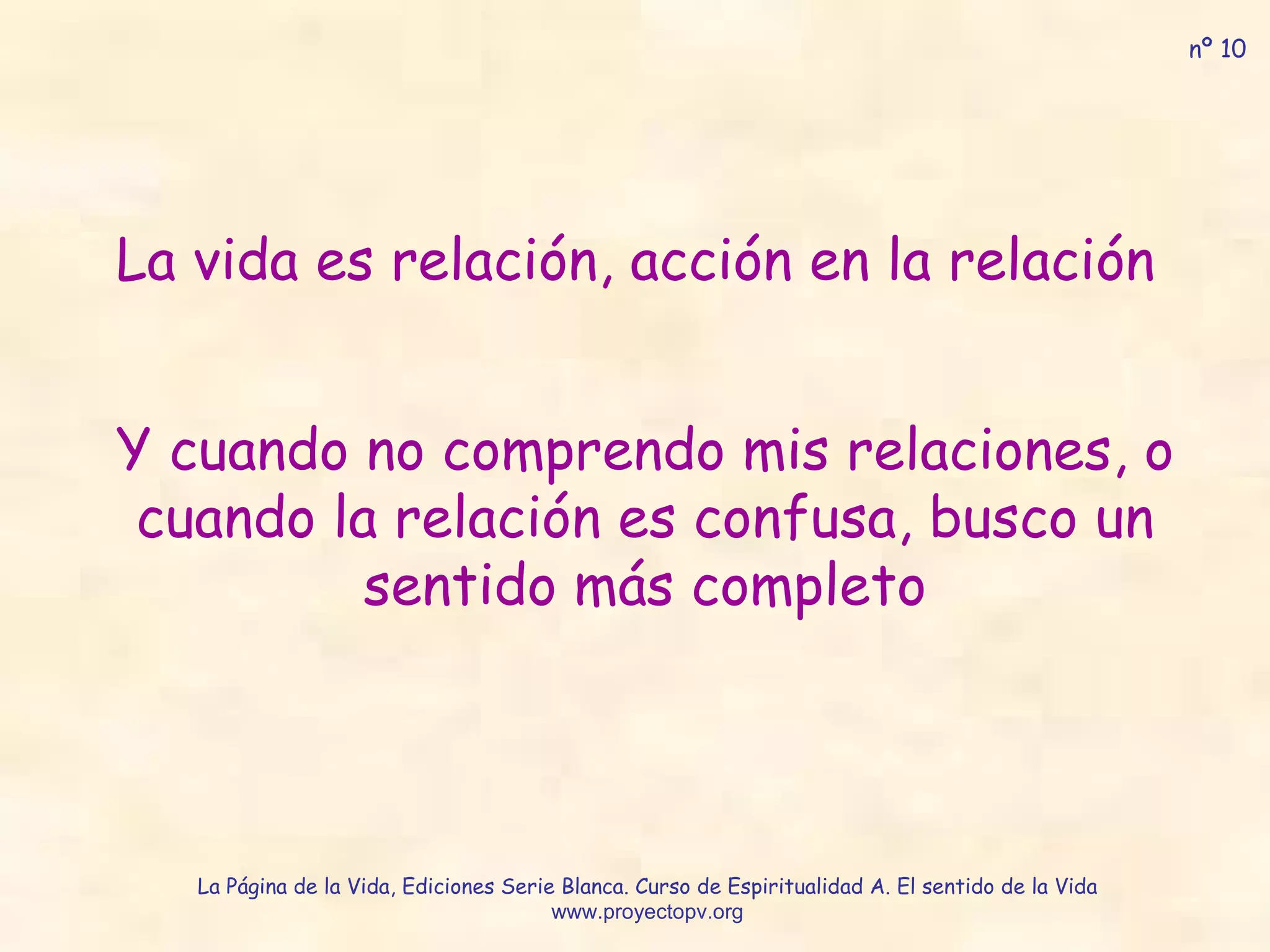 El Sentido De La Vida | PPT