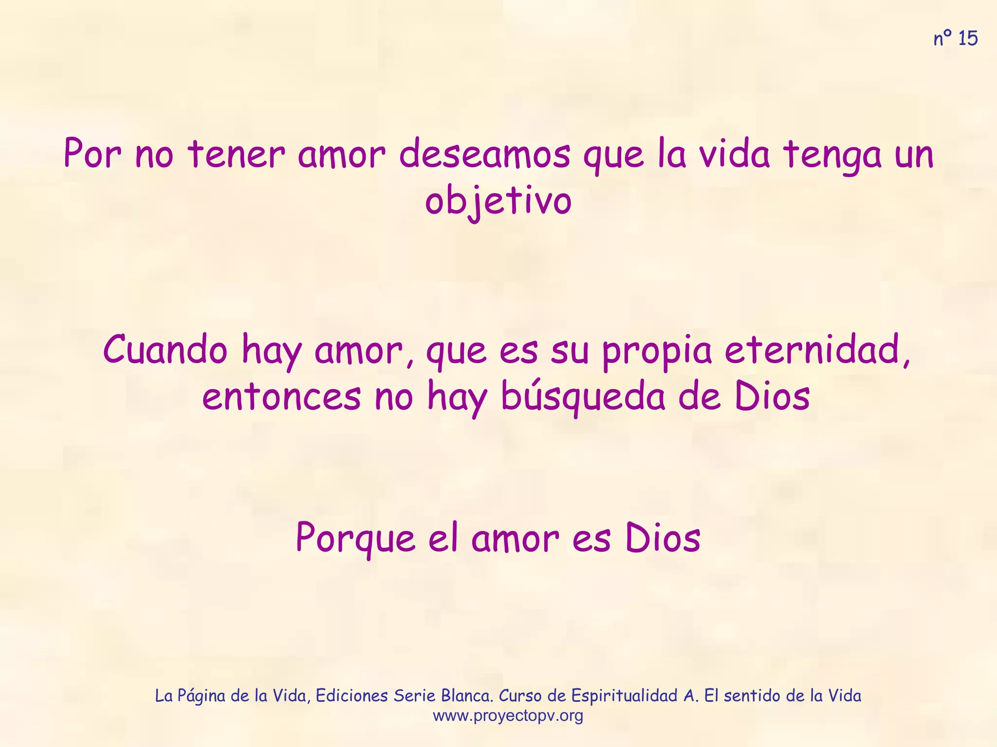 El Sentido De La Vida | PPT