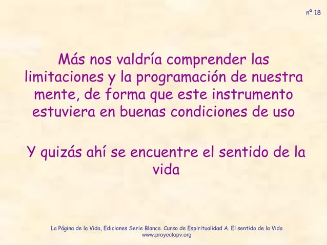 El Sentido De La Vida | PPT