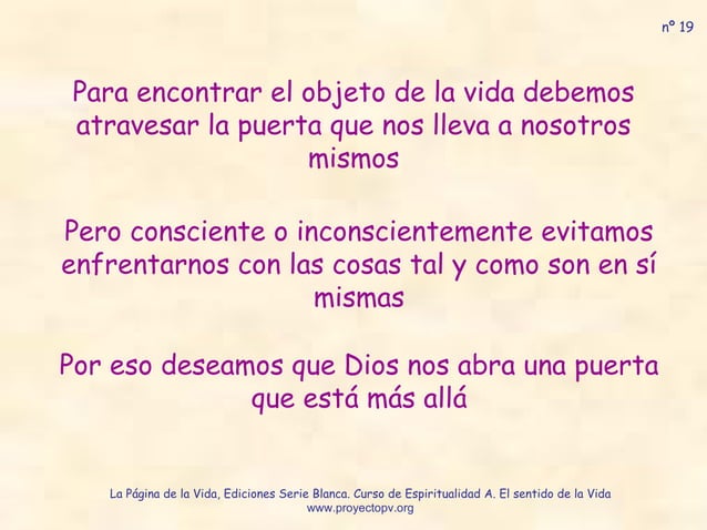 El Sentido De La Vida | PPT