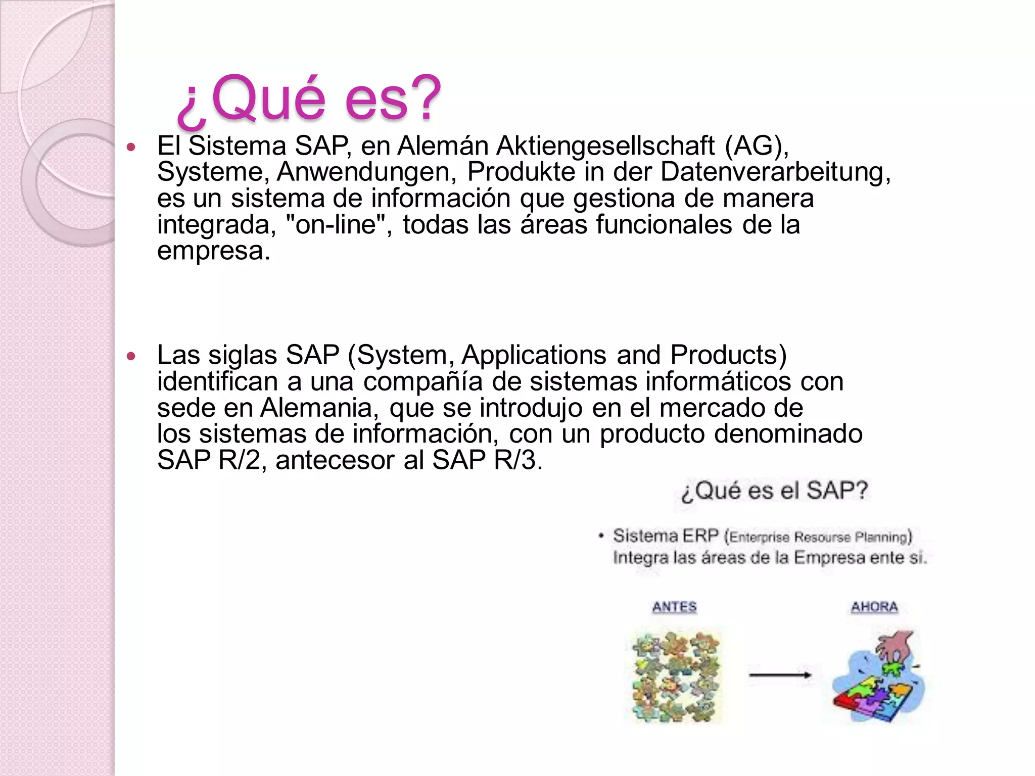 El sistema SAP | PDF | Computer Software and Applications | Computing