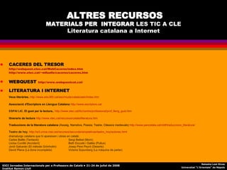 El teatre a l'aula de català | PPT