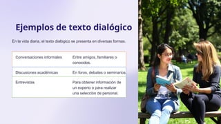 El-texto-dialogico, su importancia, uso en el colegio. | PPTX
