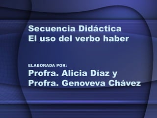 EL USO DEL VERBO HABER | PPT