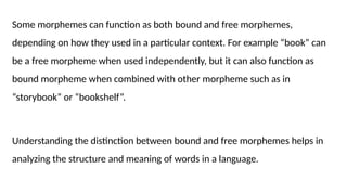 EL1-MORPHOLOGY-REPORTING new topic (2).pptx