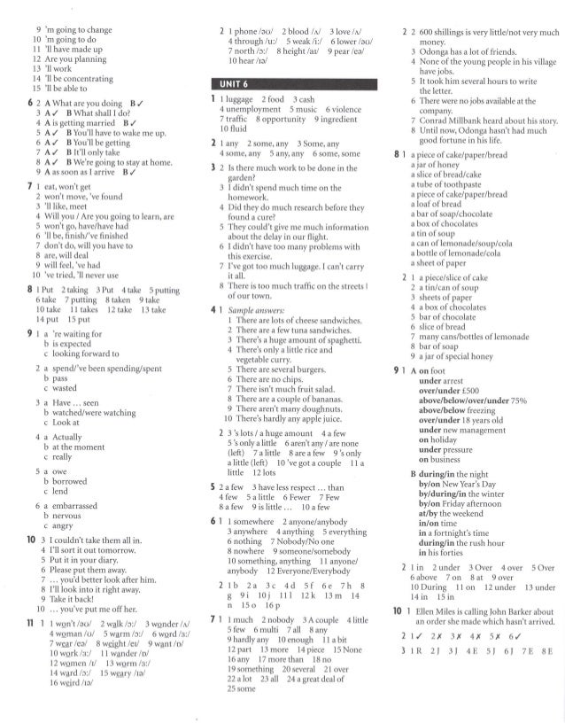 El112 new headway-plus_upper_intermediate_workbook_answer_key