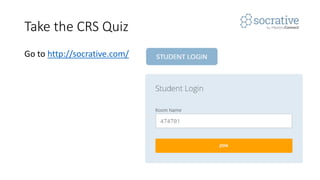 Classroom response systems workshop | PPTX