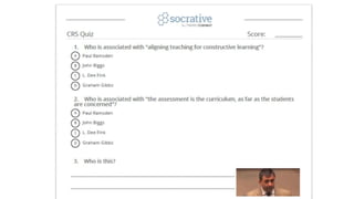 Classroom response systems workshop | PPT
