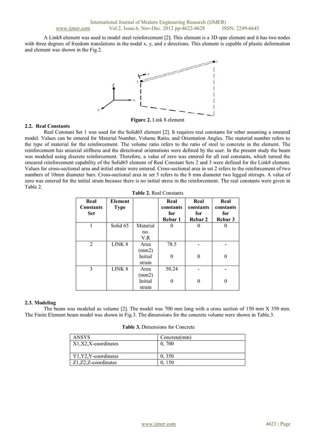 Non Linear Finite Element Method of Analysis of Reinforced Concrete Deep Beam | PDF