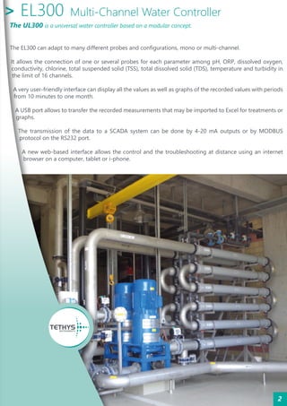 EL300 multi channel water controller-tethys datasheet | PDF