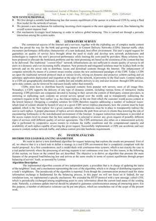 An Efficient Distributed Control Law for Load Balancing in Content Delivery Networks | PDF