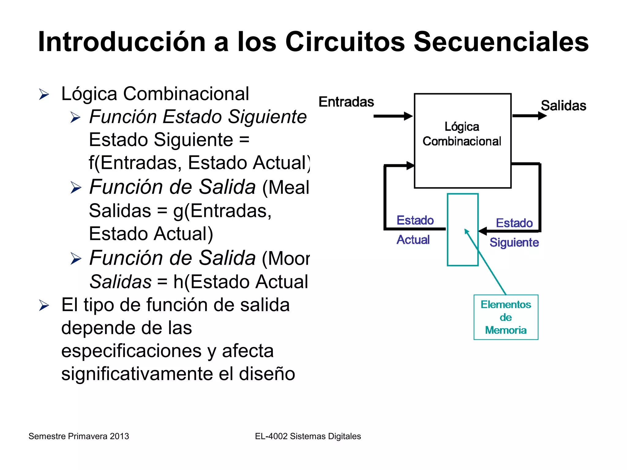 Electrónica digital: Elementos de memoria y análisis de circuitos secuenciales | PDF