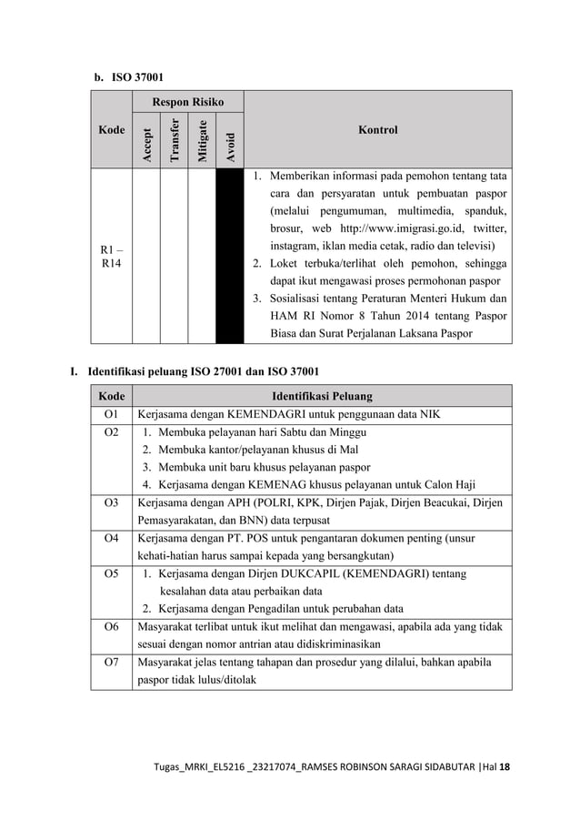 EL5216 Manajemen Risiko Keamanan Informasi | PDF