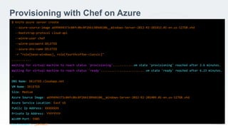 Cooking with Chef on Windows: 2015 Edition | PPT