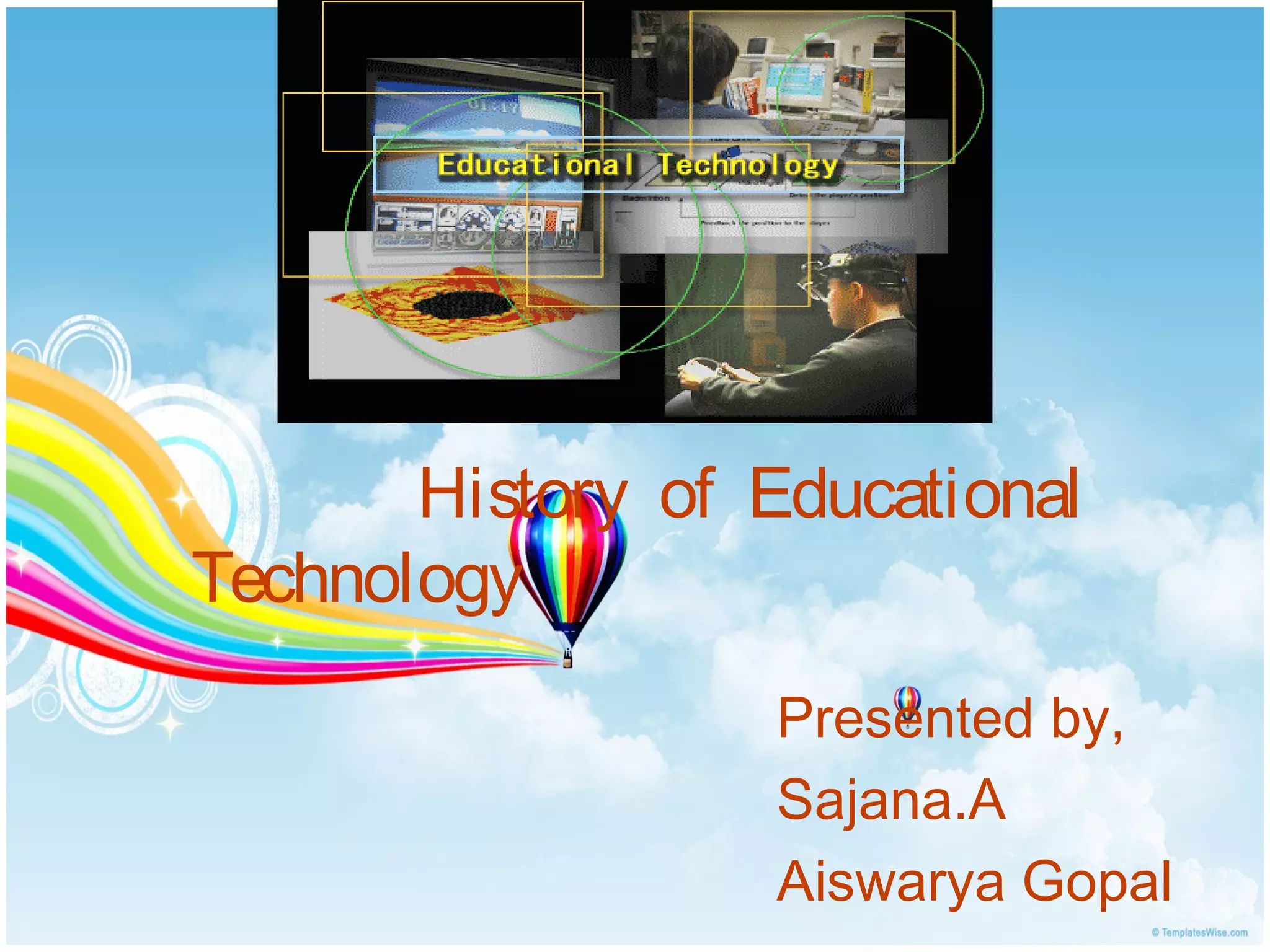 Evolution of educational technology | PPT