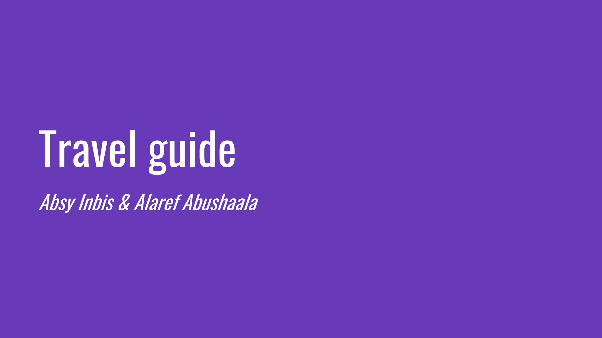 Travel guide app_prototyping_presentation | PPT