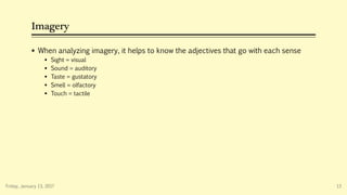 Word Choice and Imagery | PPT