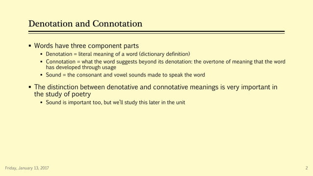 Word Choice and Imagery | PPT