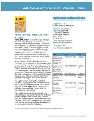 Ela 6 core resources | PDF