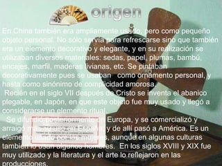El abanico | PPT
