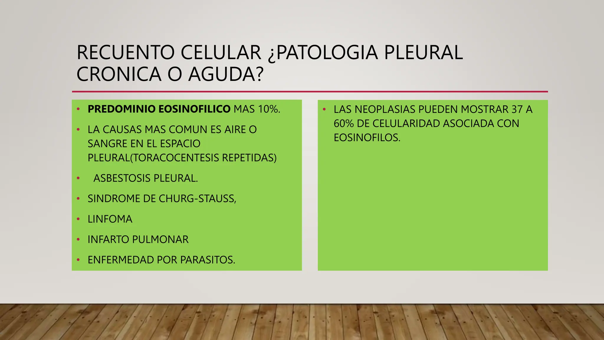 El abcd del liquido pleural tema de neumologia | PPTX | Lung and ...