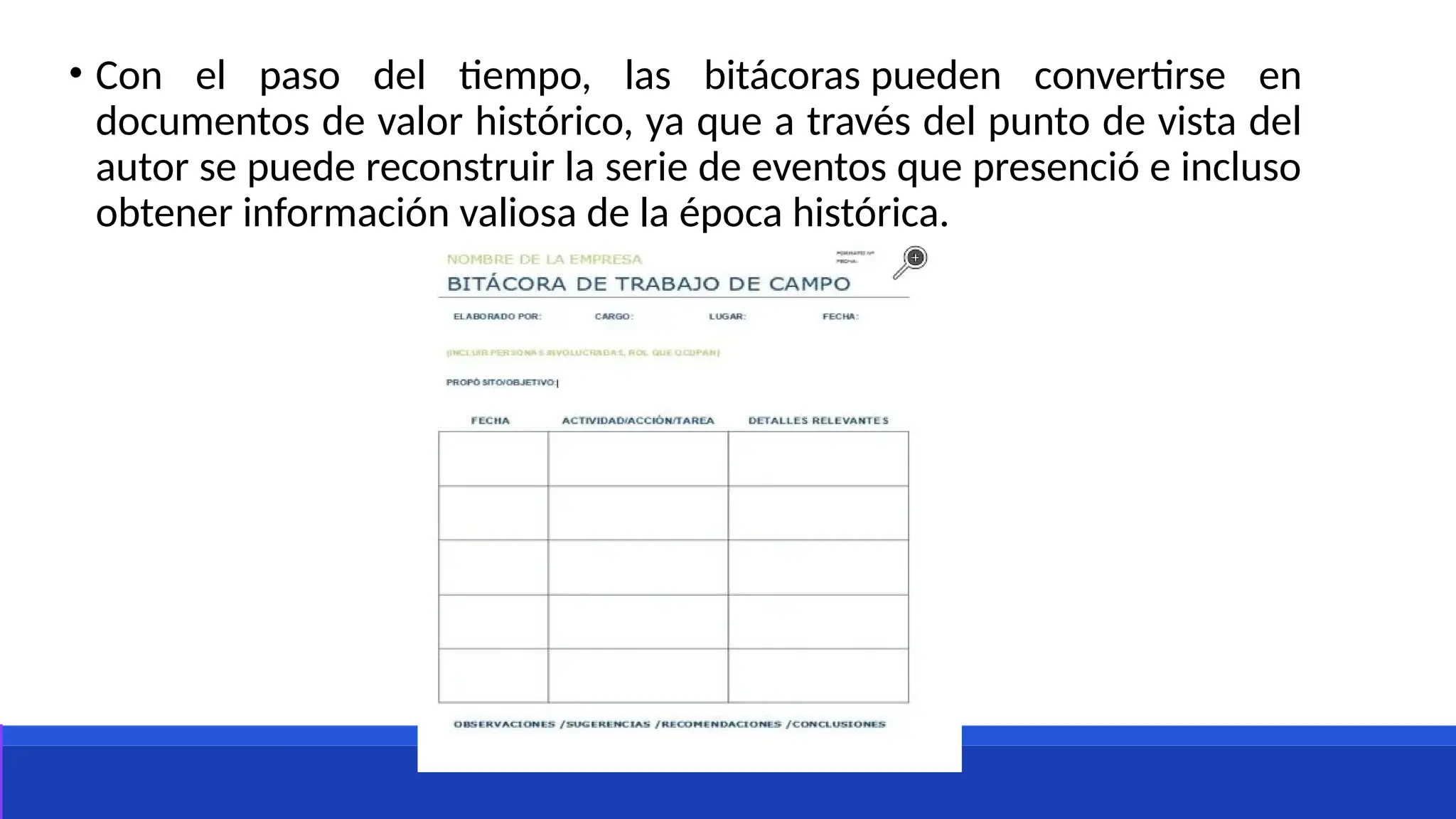ELABORACIÓN DE BITÁCORAS POR PROGRAMAS EN ENFERMERÍA, QUE ES UNA ...