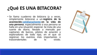 ELABORACIÓN DE BITÁCORAS POR PROGRAMAS EN ENFERMERÍA, QUE ES UNA ...