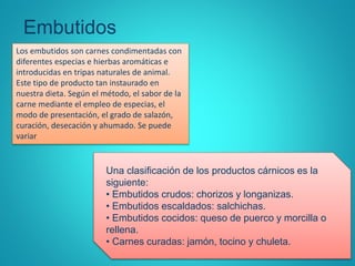Elaboración de embutidos | PPTX