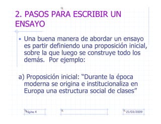 Elaboración de ensayos | PDF
