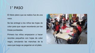 Elaboración de títere plano | PPTX