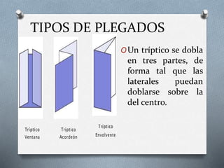 Elaboración de un tríptico | PPTX