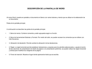 Elaboracion de documentos word | PPTX