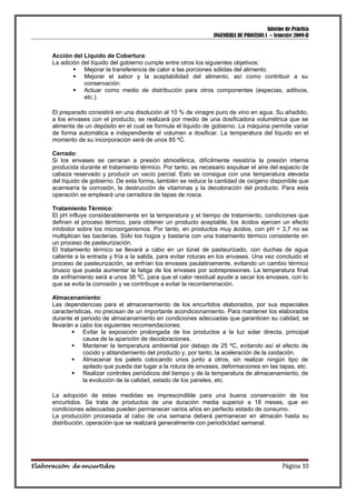 ENCURTIDOS PARA PROCESOS EN ALIMENTOS PROCESADOS | DOC
