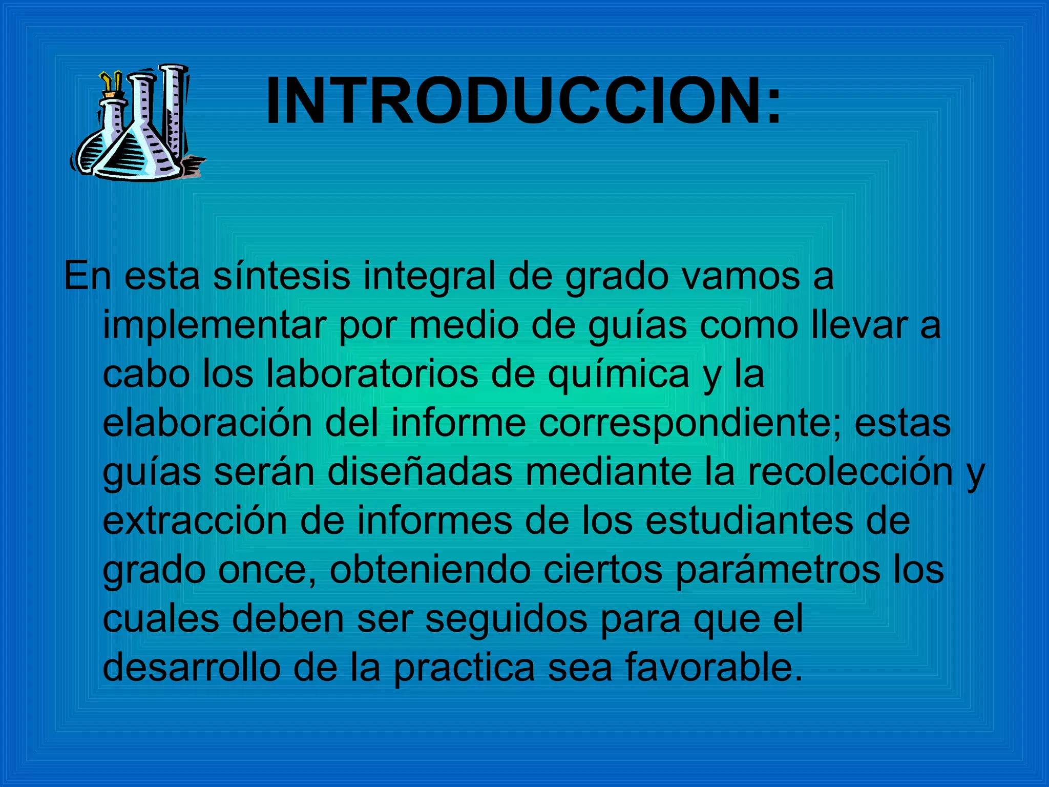 Elaboracion De Guias Para Laboratorios De Quimica Ppt