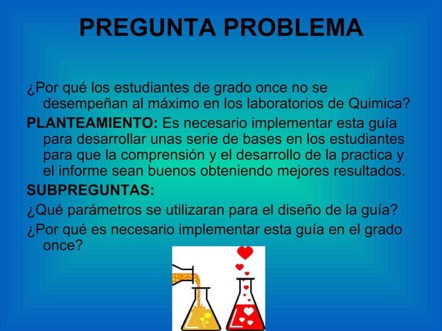 Elaboracion De Guias Para Laboratorios De Quimica Ppt